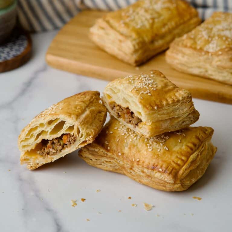 Ground Beef Puff Pastry Pockets | Healthy Bites For Kids