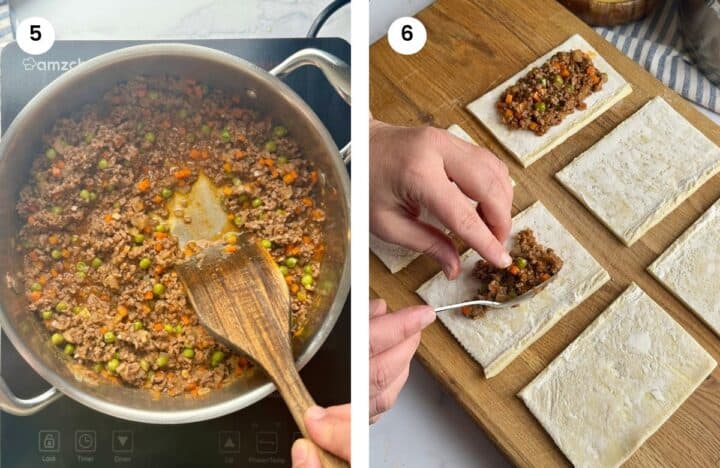Ground Beef Puff Pastry Pockets | Healthy Bites For Kids