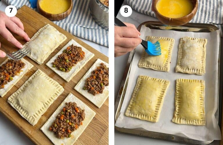 Ground Beef Puff Pastry Pockets | Healthy Bites For Kids