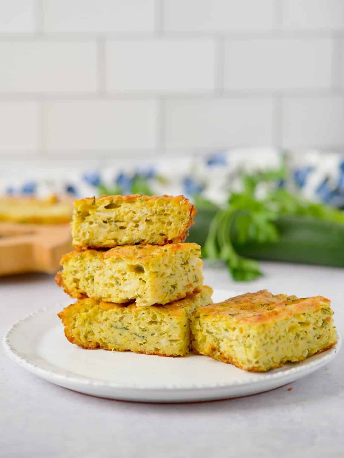 Easy Zucchini Slices (baby-friendly) | Healthy Bites For Kids