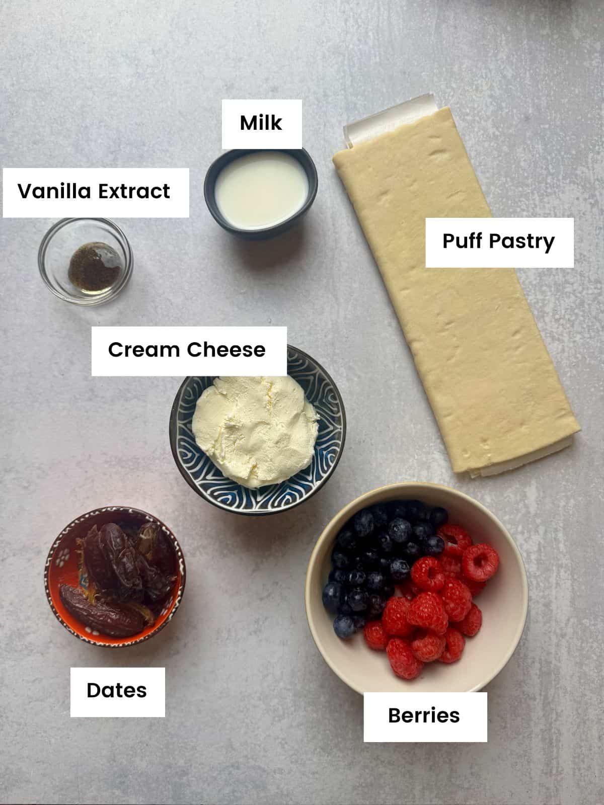 Berry Cream Cheese Pastries (no-sugar) | Healthy Bites For Kids